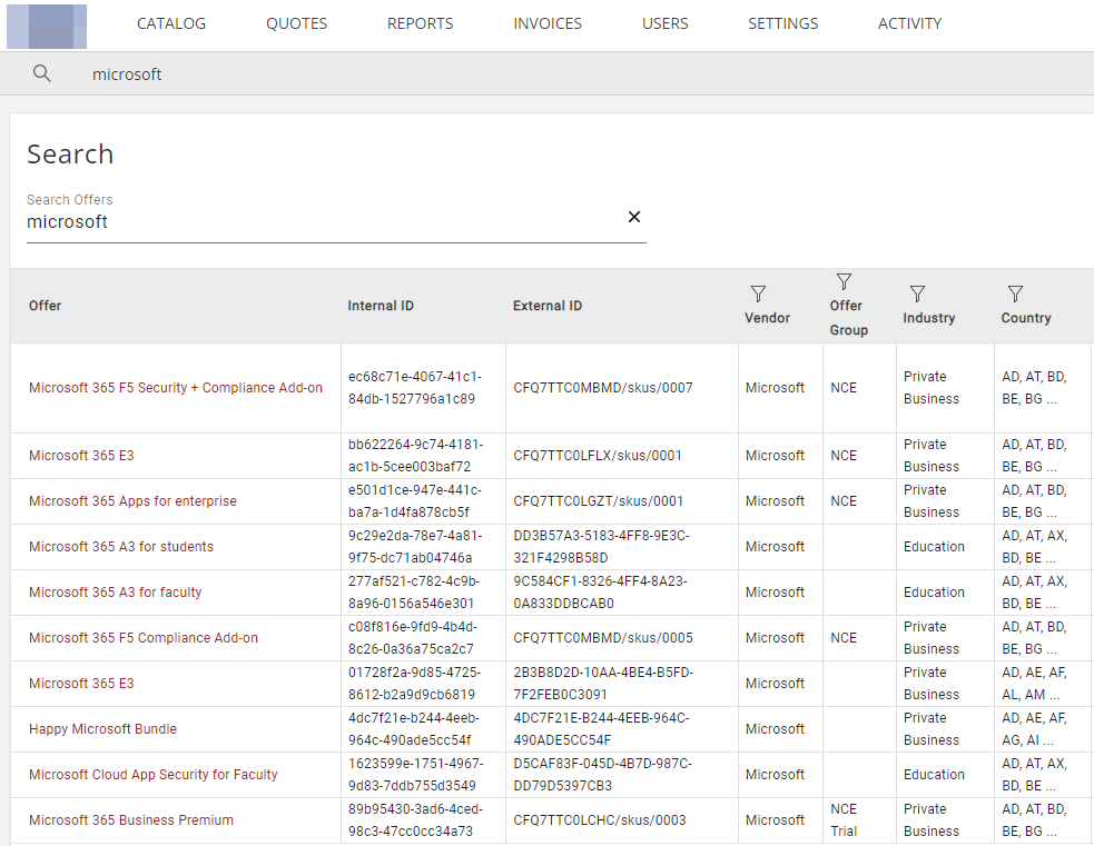 Advanced Search – AppXite