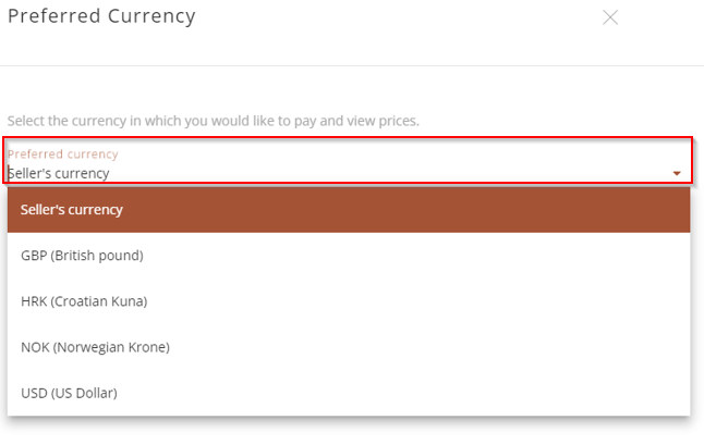 How to change preferred currency for an Organization – AppXite
