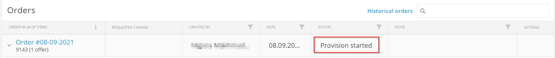 How to cancel and undo order?